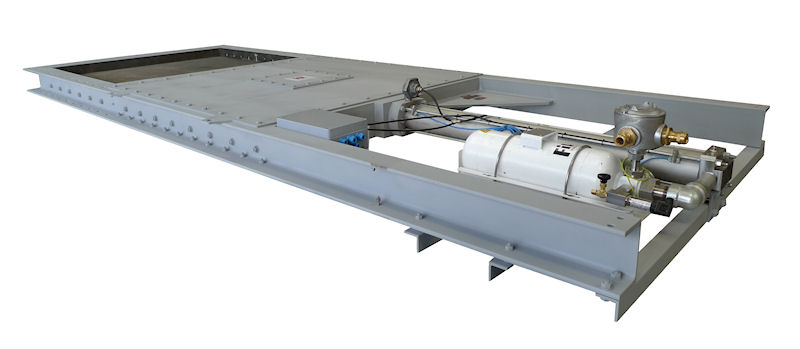 Large explosion isolation valve - Midland Industrial Designers Ltd